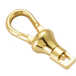 2 Pcs- Dainty Self Closing Swivel Clasps - Triggerless - 18kt Gold ...