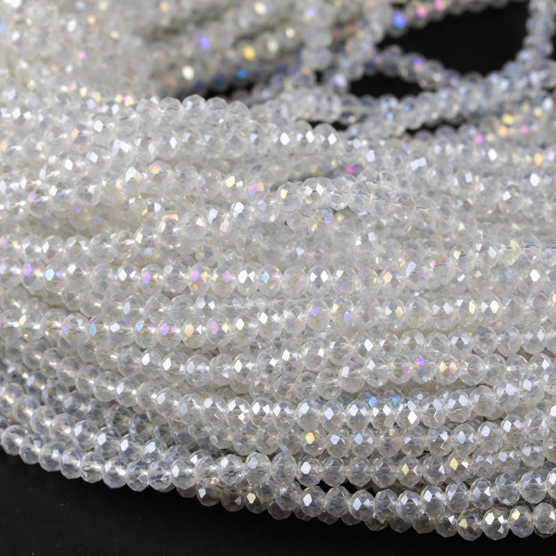 Crystal Rondelle - Etsy