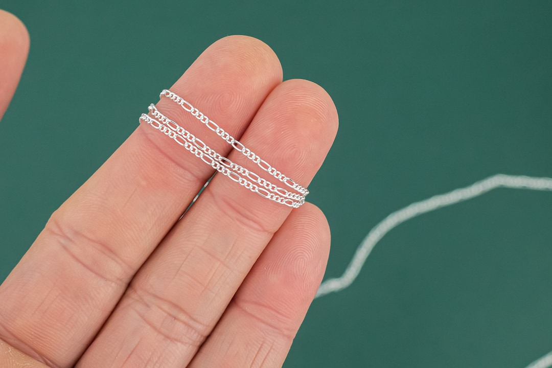 Sterling Silver Chain Paperclip Chain 1.8mm 925 SS Made in USA by the ...