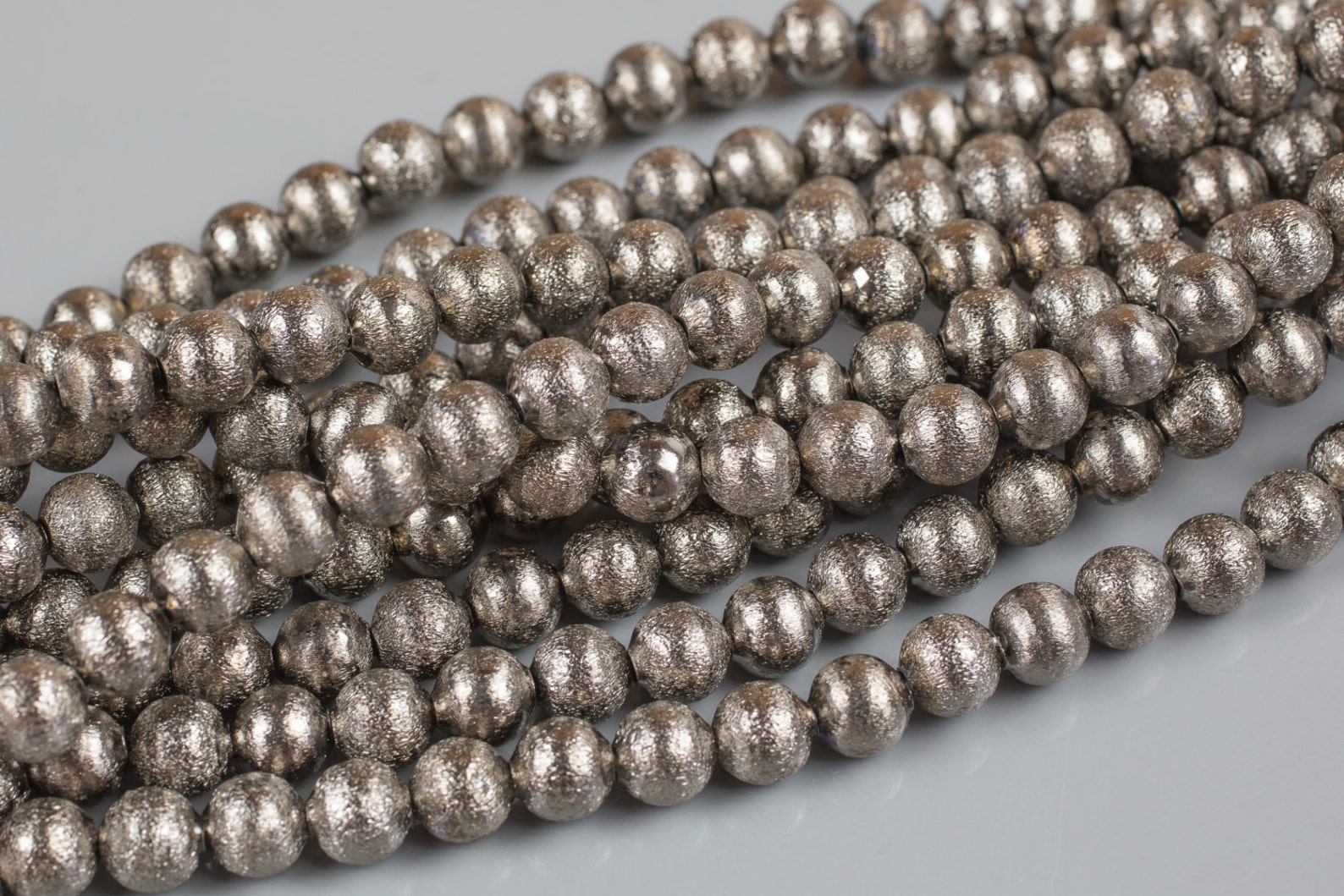 Brushed Gunmetal Copper Beads All Sizes 8 Inch Strand 6mm - Etsy