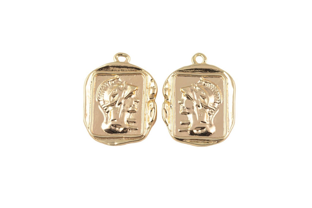 2pc Greek Coin Spartan Coin Ancient Coins Gold Plated Tarnish - Etsy