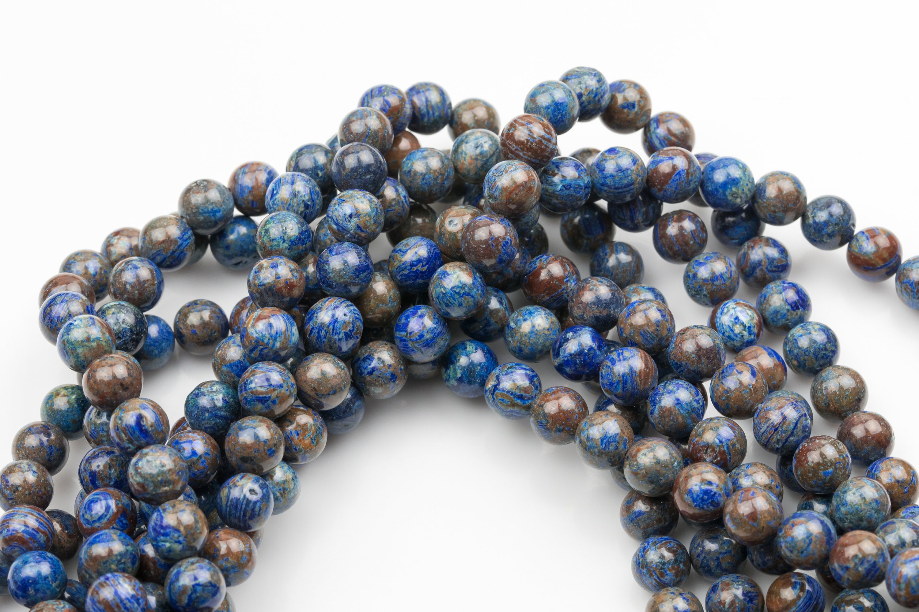 Gorgeous Blue Flower Agate High Quality in Smooth Round 4mm - Etsy