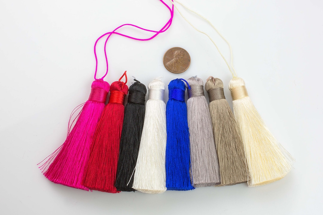 3 Pcs High Quality Extra Thick-silk TASSEL TASSLE Silk Tassels Tassles ...