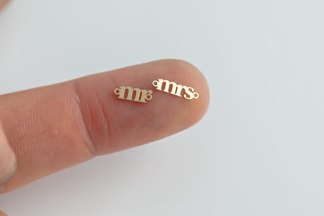 Mr. Mrs. Connector Gold Filled Connectors Mister Misses 14K Gold Filled ...