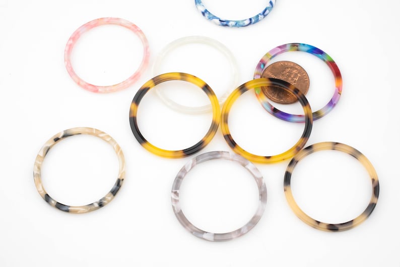 12pcs Tortoise Shell Acetate Ring 3x35mm No Hole-12 Pieces - Etsy