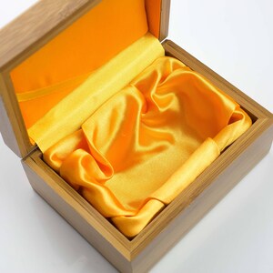 Oriental Bamboo Box- Golden Velvet Lining-120*90*60mm - Etsy