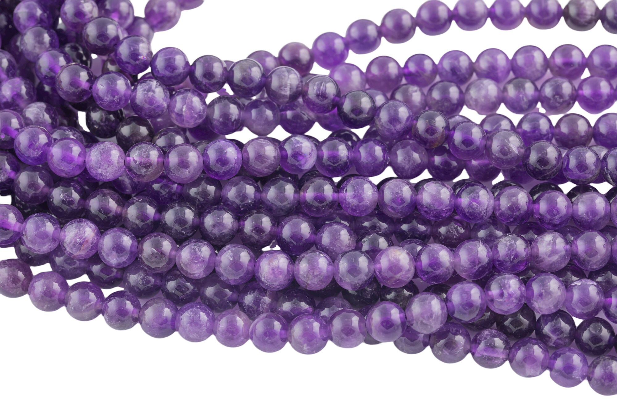 Natural AMETHYST Beads Gemstone Beads AA Grade Round 6mm - Etsy
