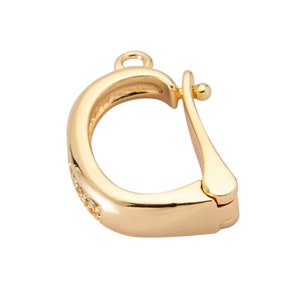 10x14mm 14K Gold Bail Enhancer Bracelet Necklace Jewelry Making Supply ...