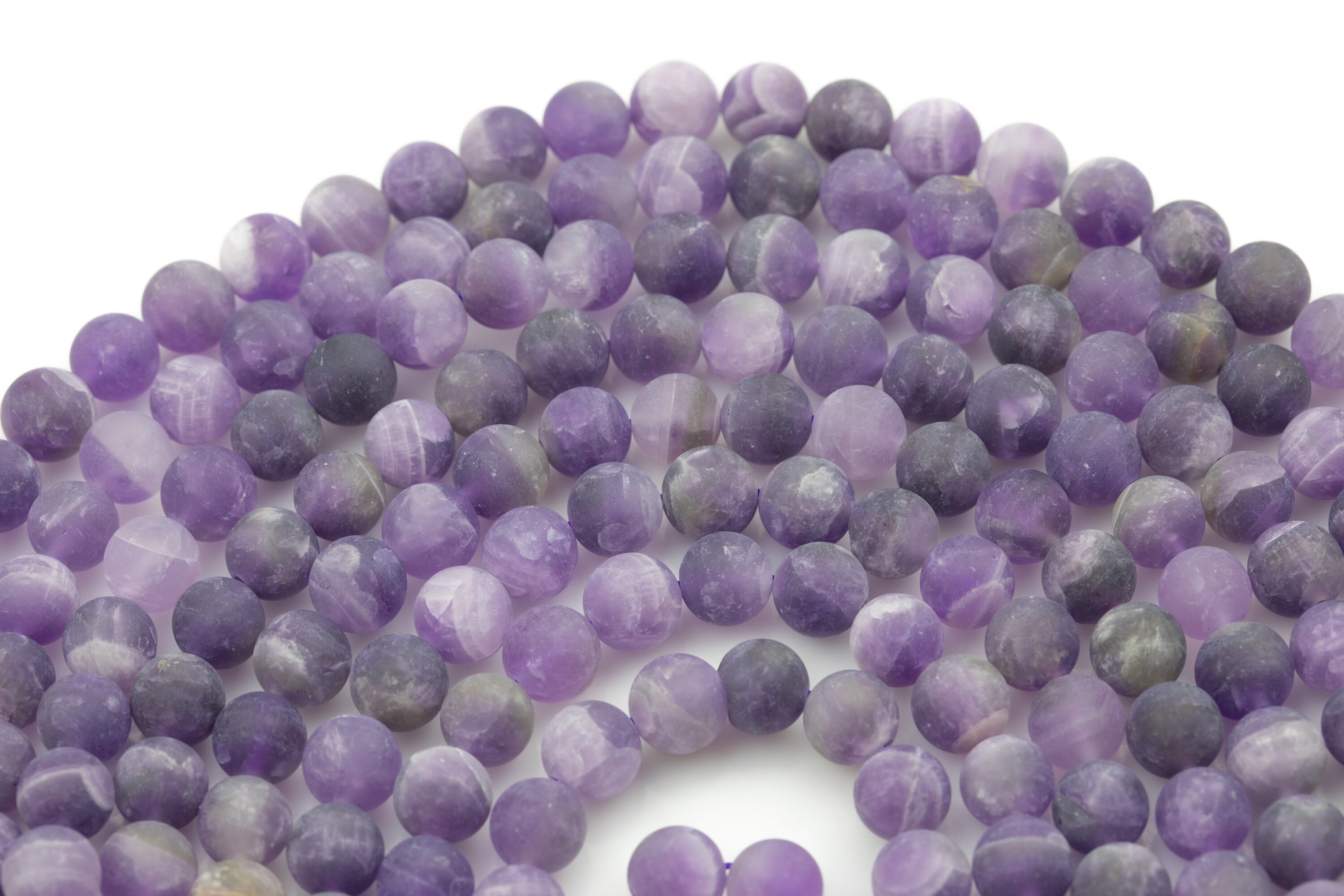 Natural Matte Amethyst Beads Grade AAA Round 4mm 6mm 8mm - Etsy