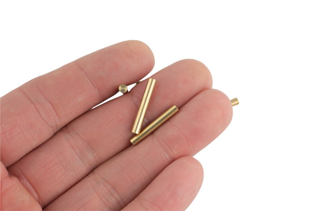Brass Capped Tube-earring Copper Accessories-earring Connector-brass ...