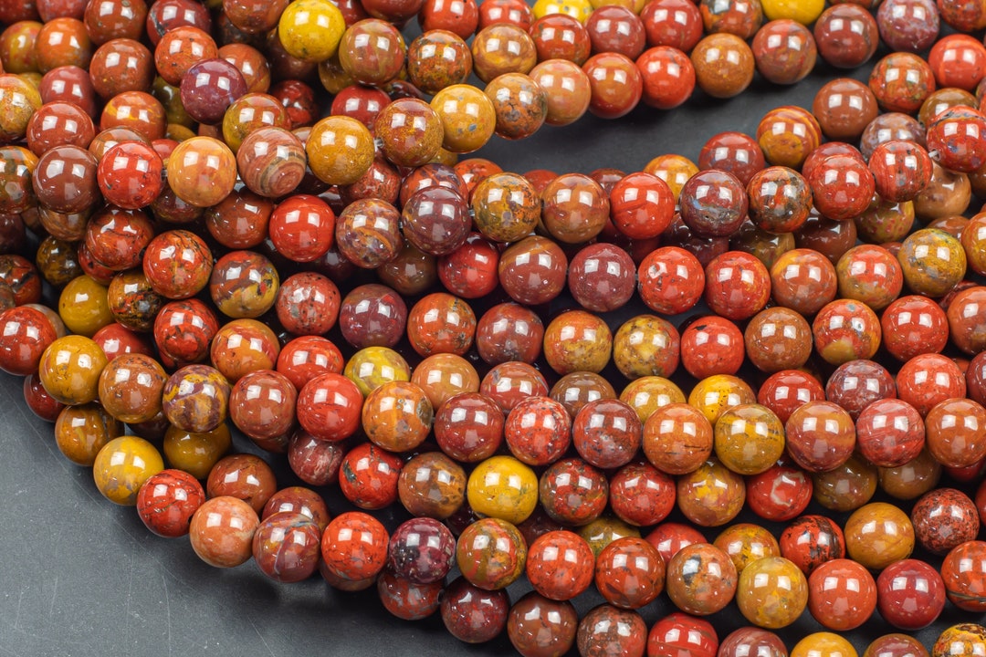 Natural Moroccan Seam Agate Beads 6mm 8mm 10mm Round Beads 15.5" Strand ...