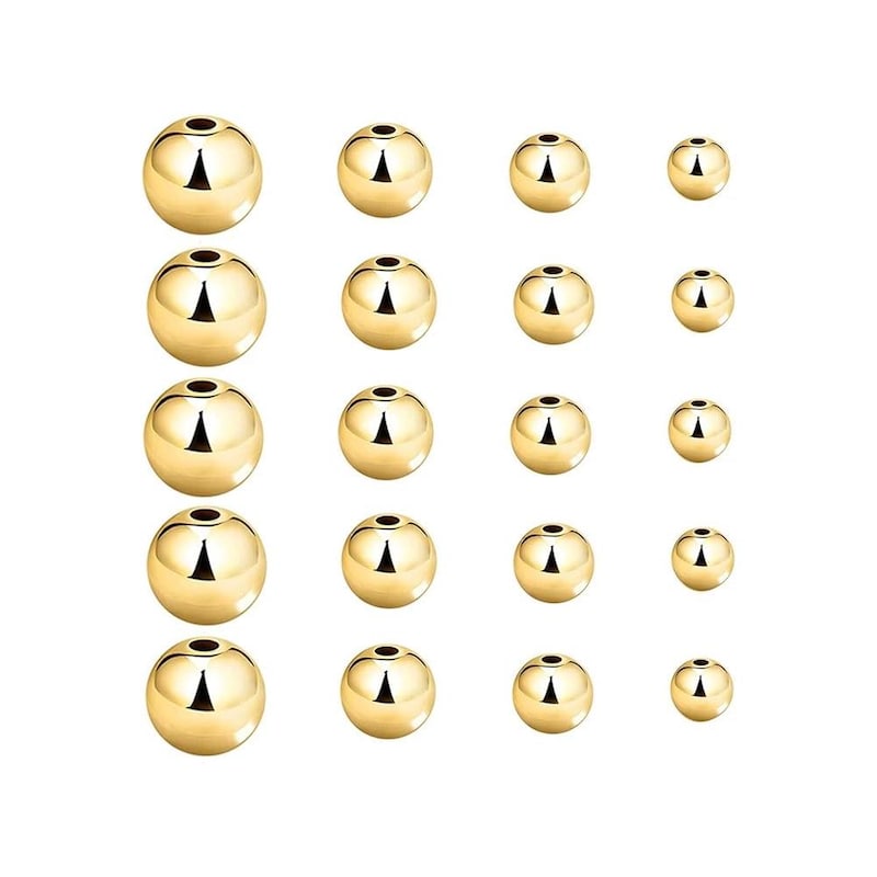 18k Gold Hematite 8mm - Etsy