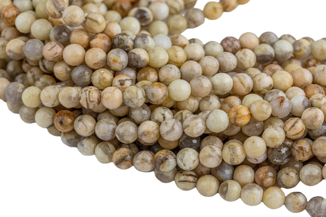 Natural Autumn Jasper, High Quality in Faceted Round, 6mm, 8mm, 10mm ...