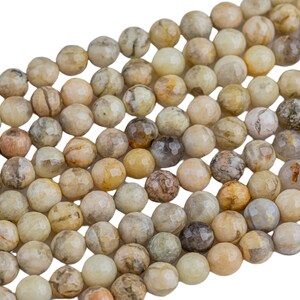 Natural Autumn Jasper, High Quality in Faceted Round, 6mm, 8mm, 10mm ...