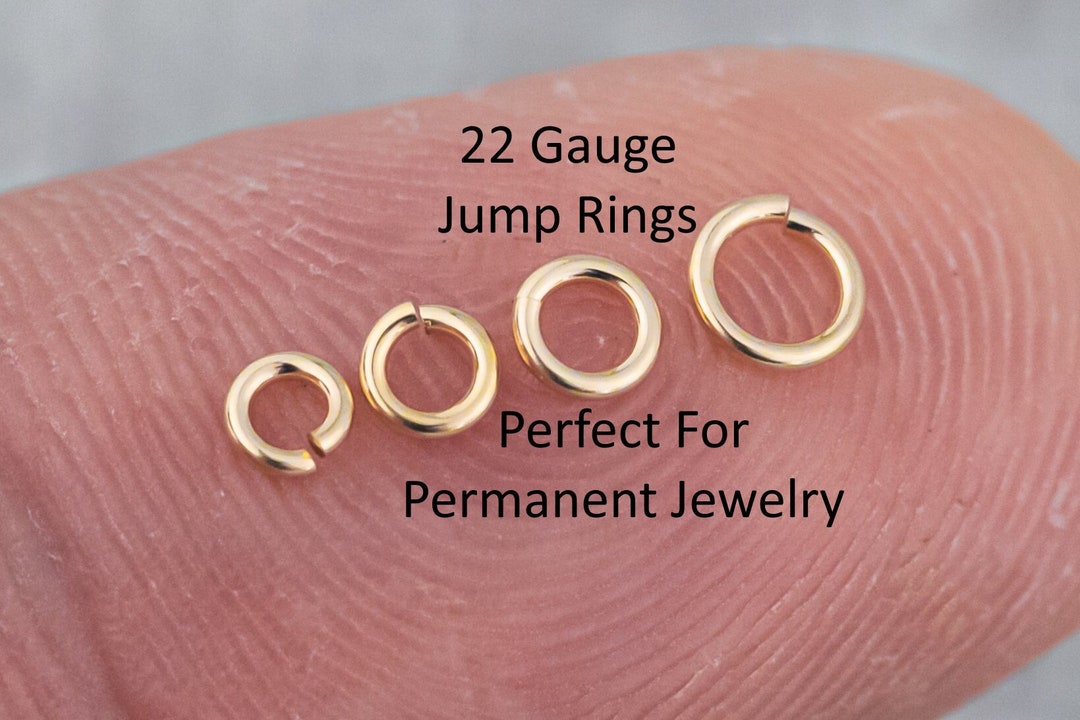 USA Gold Filled Jump Ring 22GA Open 22 Gauge GF - 14/20 Gold Filled ...