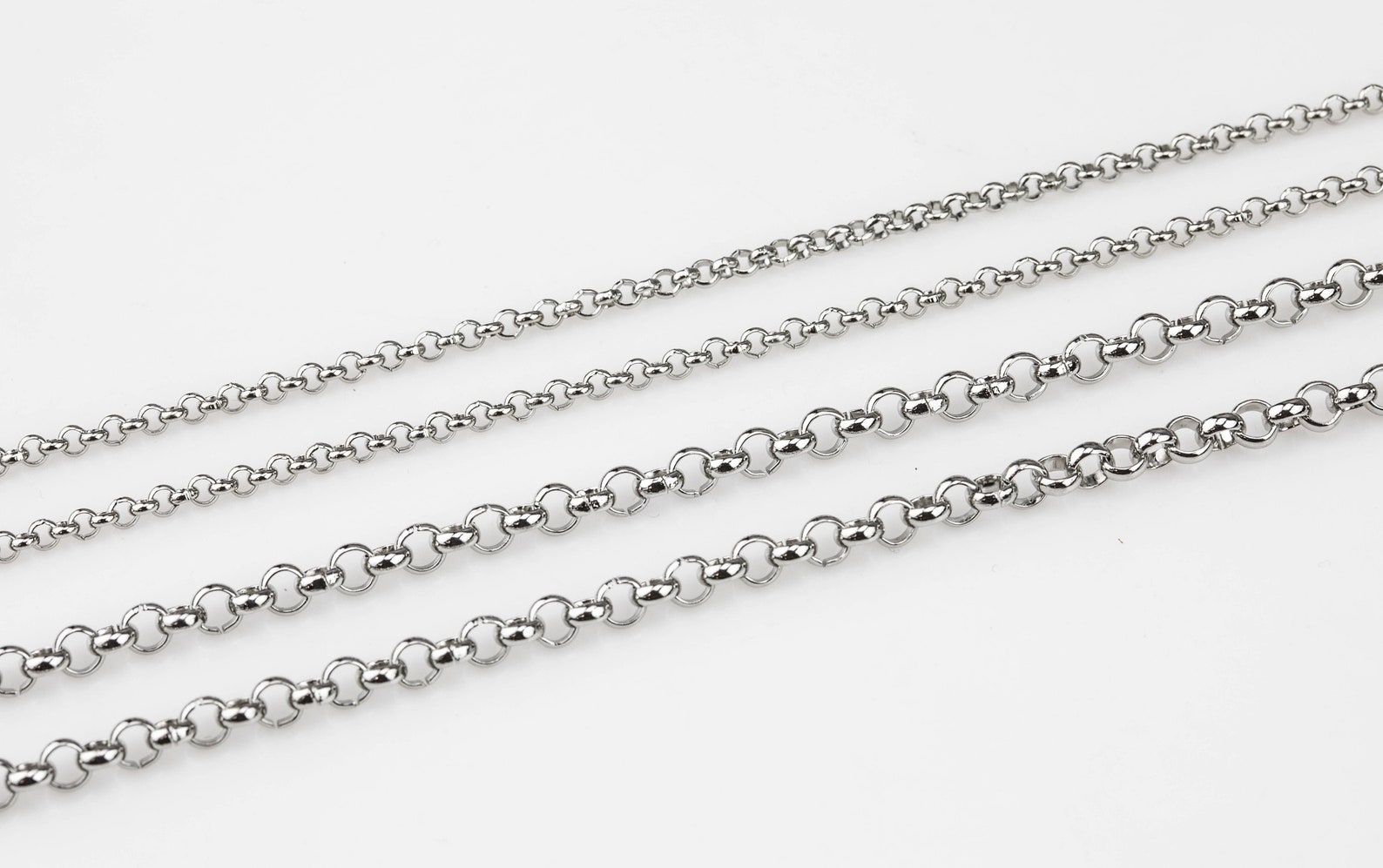 Stainless Steel ROLO Chain - Yard or Full Spool - High Quality Polished ...