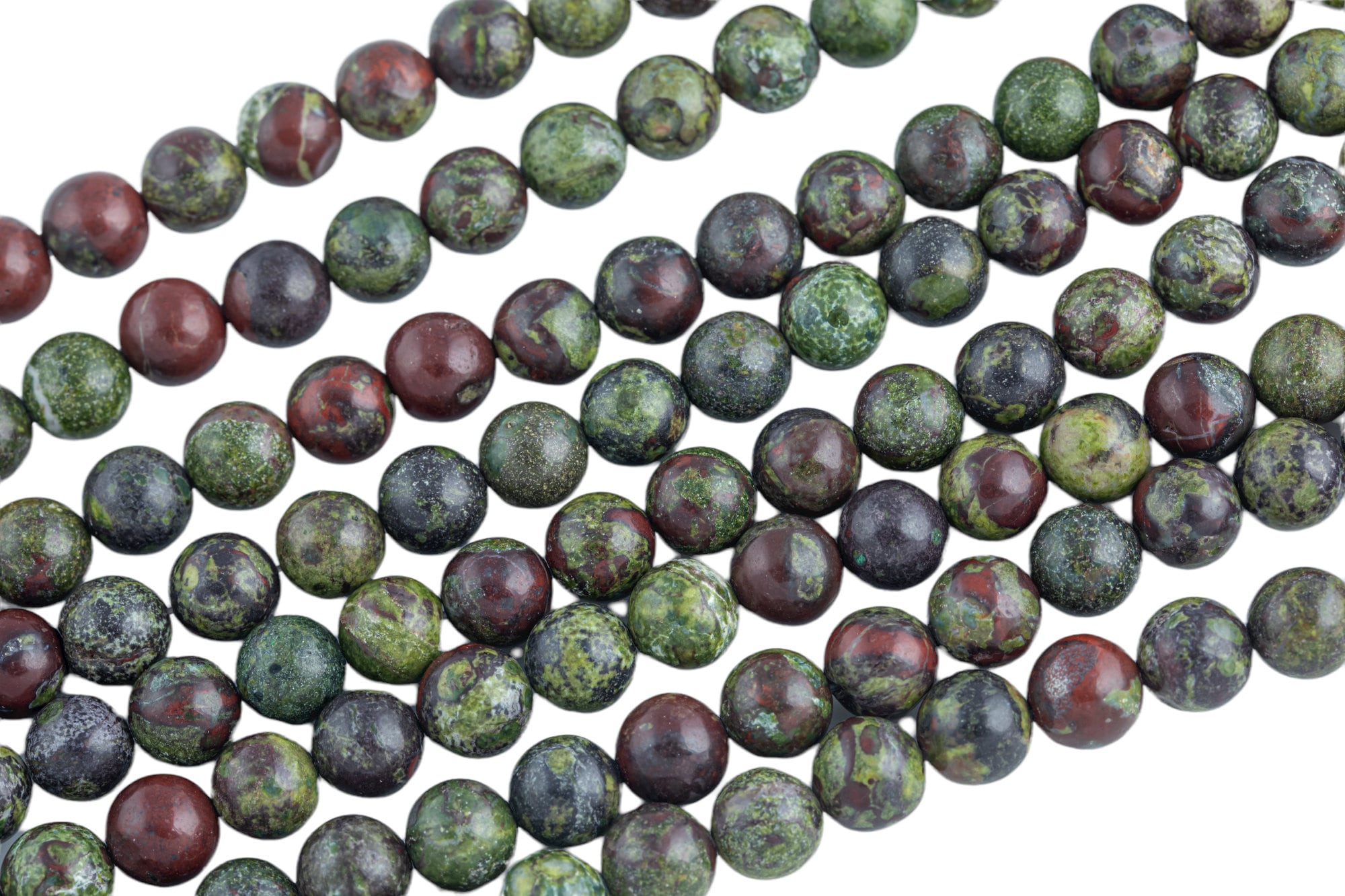 Natural Dragon Bloodstone Beads Blood Stone Beads, High Quality in ...