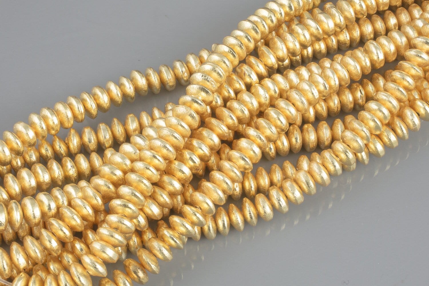 Brushed Gold Copper Roundel Rondelle Saucer 6mm 8mm 10mm 8 - Etsy