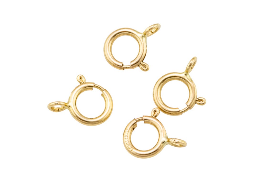 Gold Filled Open Spring Ring Clasp - 14/20 Gold Filled- USA Product - Etsy