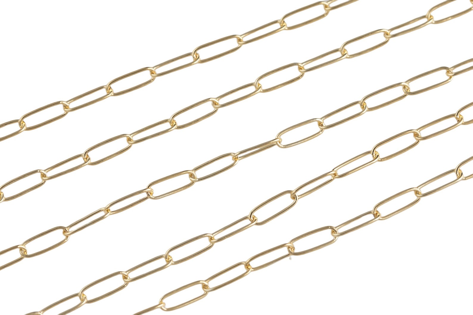 Gold Filled Round Tubed Chain Elongated Oval Chain 5 X 2 Mm - Etsy