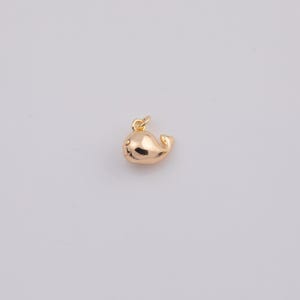 18K Gold PVD Whale Charm - Tarnish Resistant - Etsy UK