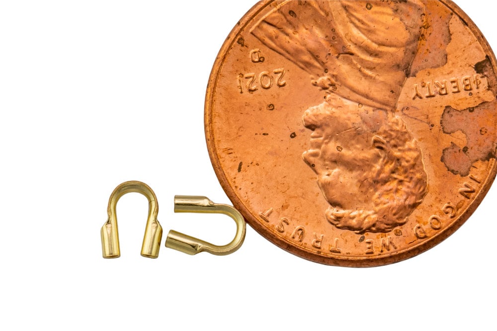 Gold Filled Wireguard Thimble Wire Guard Wire Saver MADE IN USA 10 Pcs ...