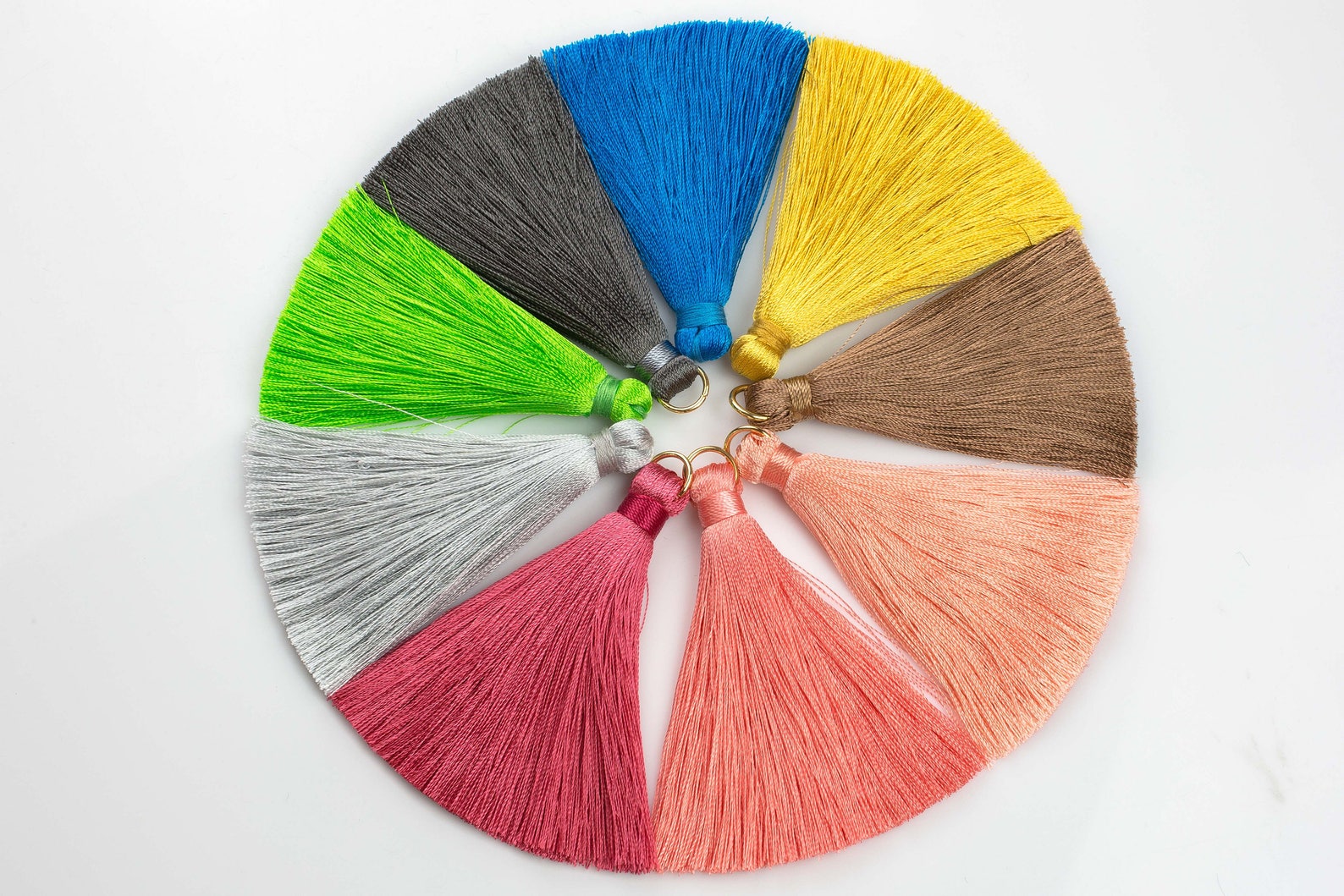 New Colors SILK TASSEL TASSLE Silk Tassels Tassles High - Etsy