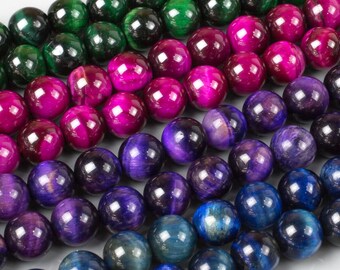 Pink tigers eye | Etsy