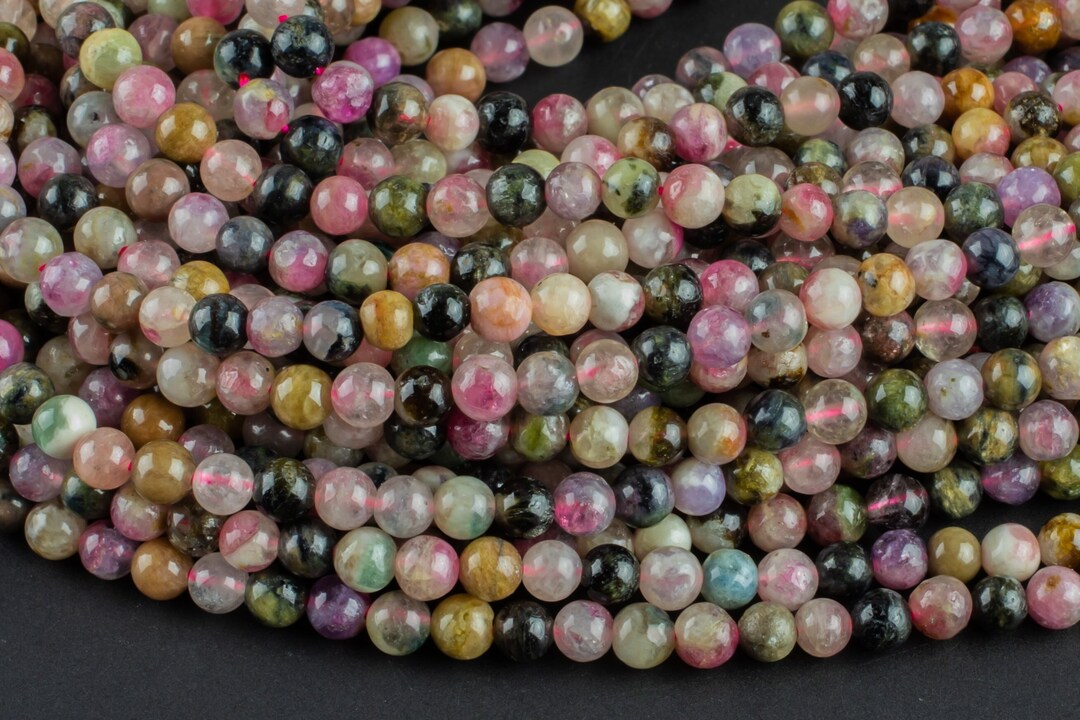 Natural Watermelon Tourmaline High Quality in Round 4mm AAA Quality ...