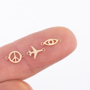 Permanent Jewelry Connector Charm Starter Pack Connectors 14K Gold ...