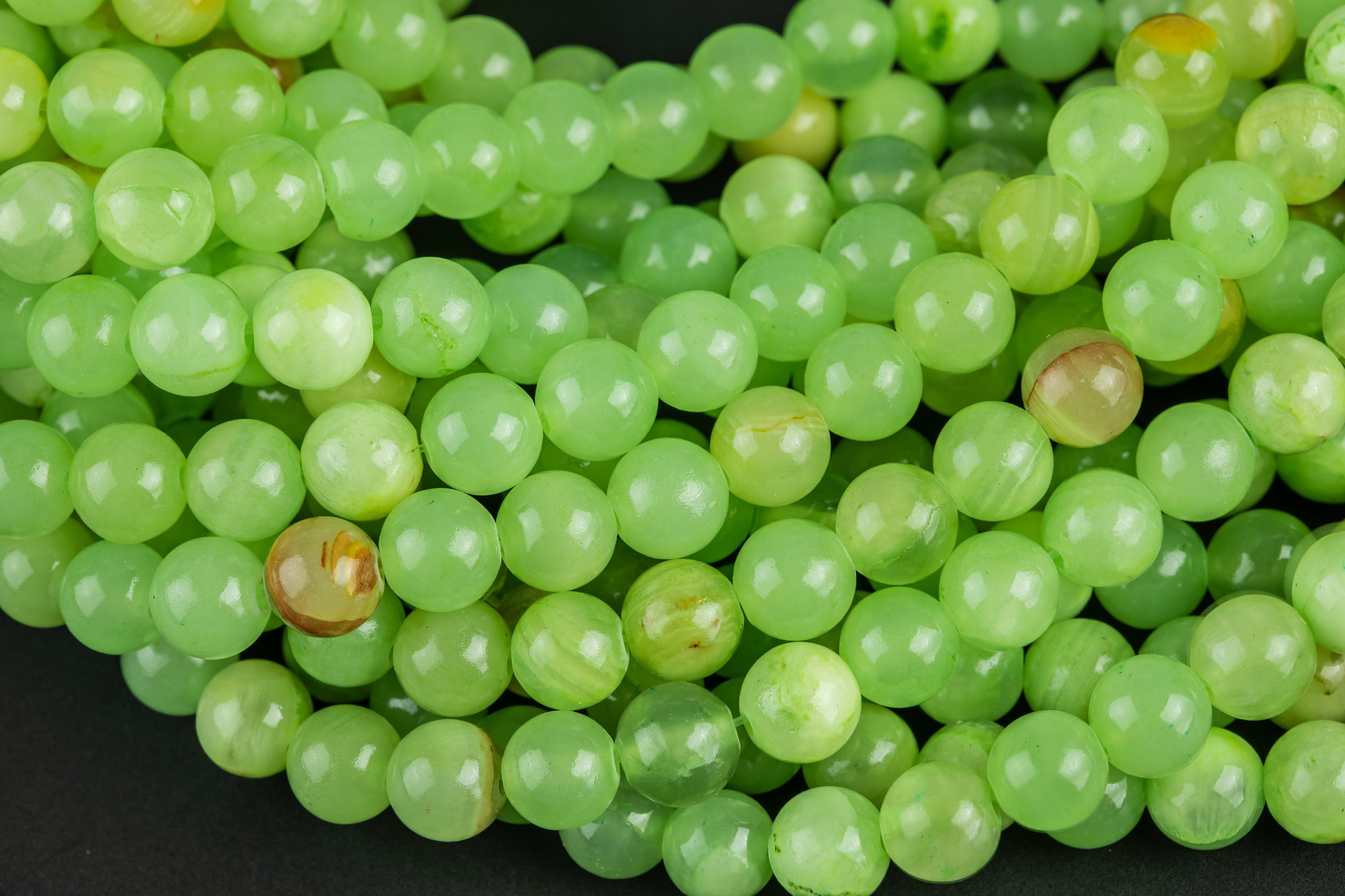 Natural Green Calcite Round Beads 4mm 6mm 8mm 10mm 12mm - Etsy