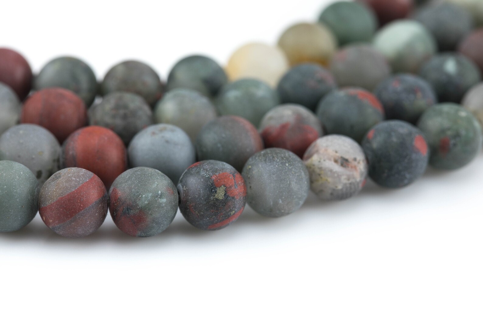 Matte Bloodstone Beads Blood Stone Beads High Quality in | Etsy