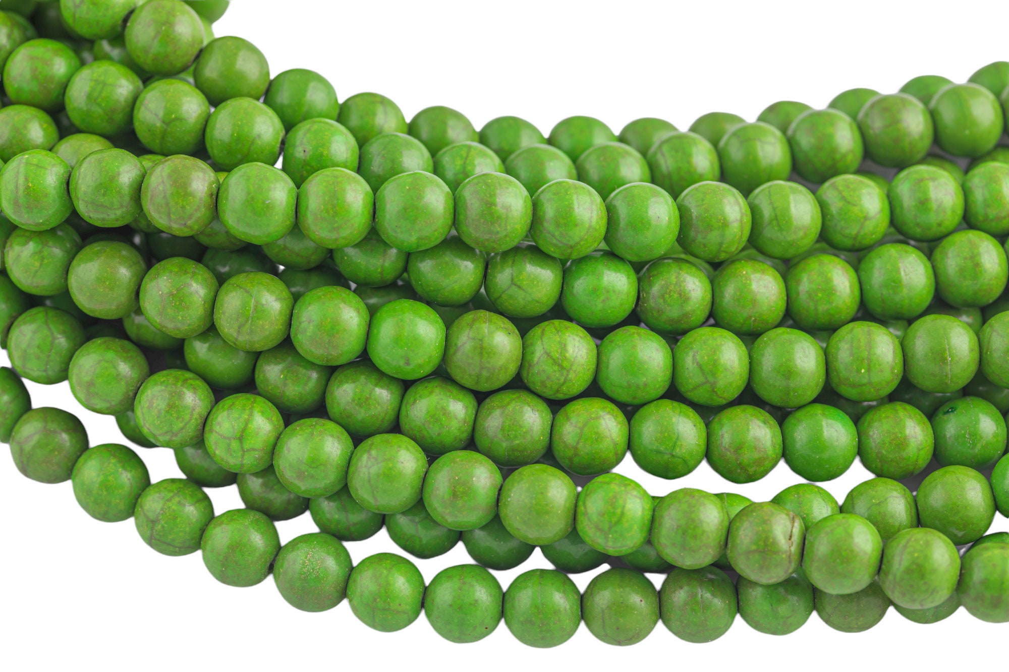 Green Magnesite Turquiose Round Full 16 Inch Strand 4mm - Etsy