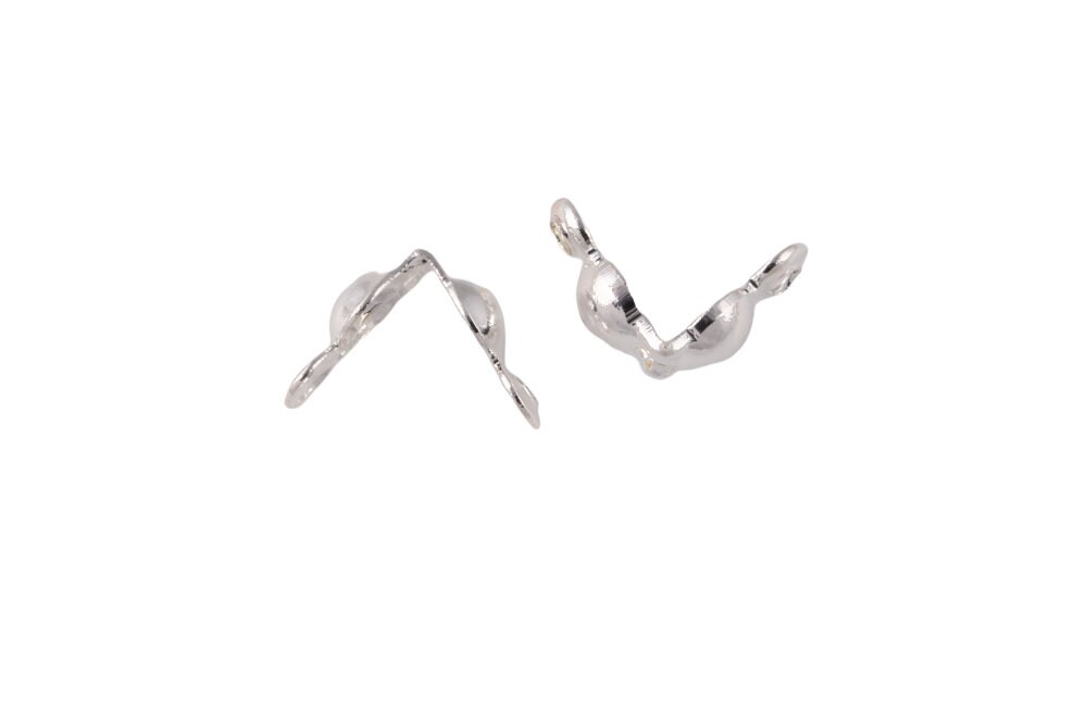 Clam Shell Crimp Tips 4mm Wide High Quality Gold Silver - Etsy