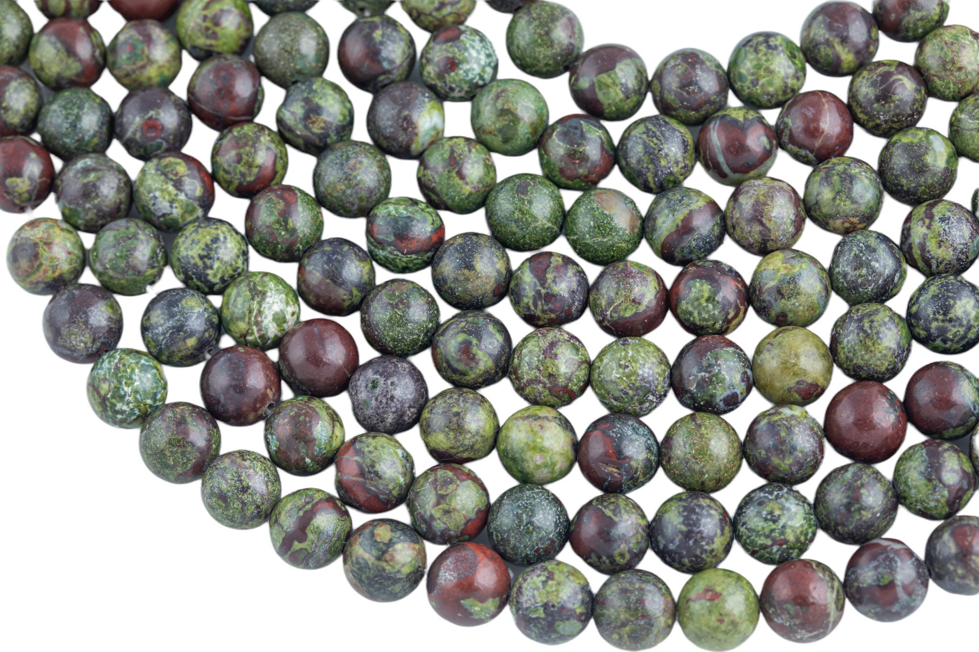 Natural Dragon Bloodstone Beads Blood Stone Beads High - Etsy