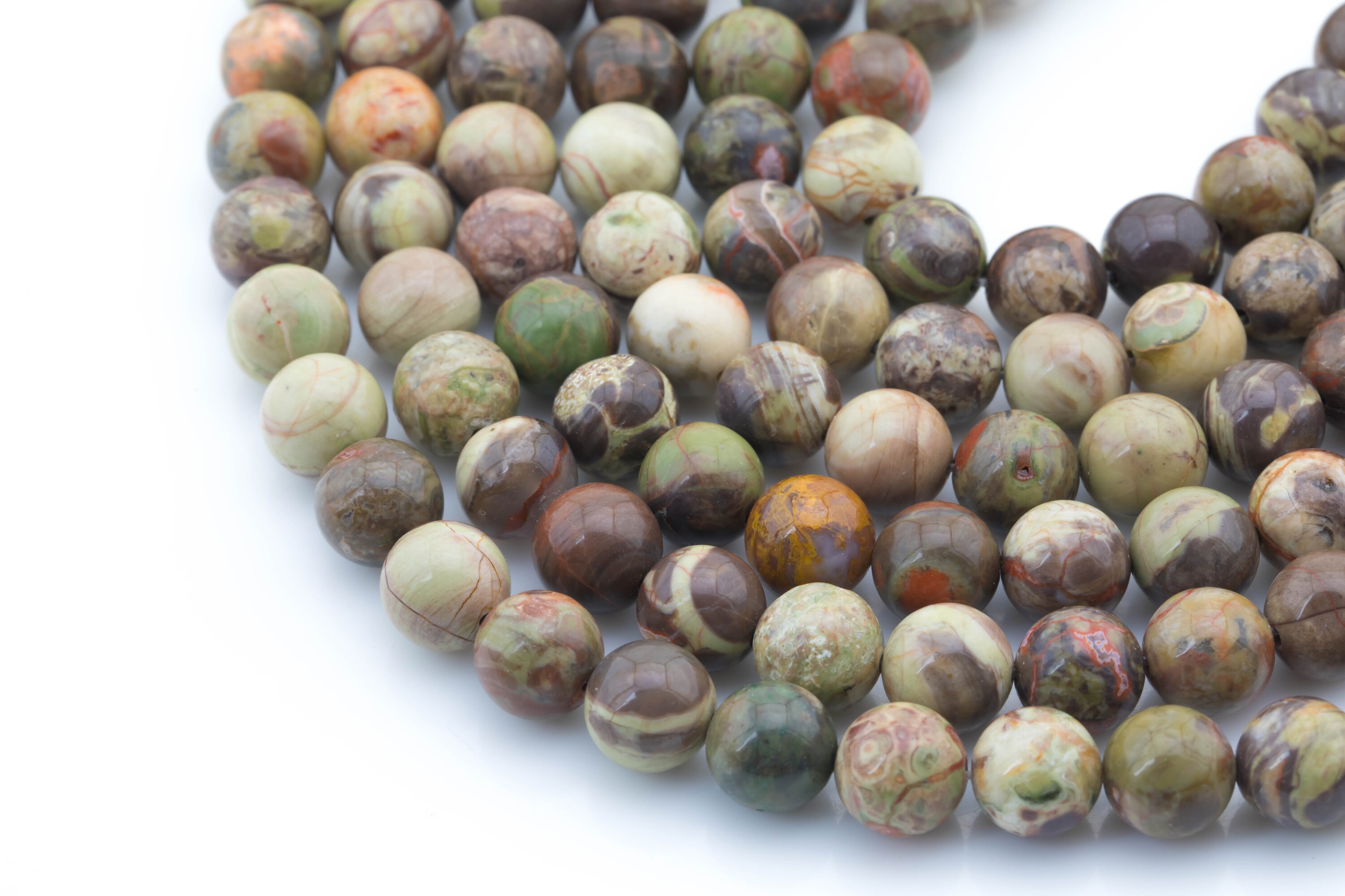 Natural New Ocean Jasper High Quality in Round 8mm 10mm | Etsy