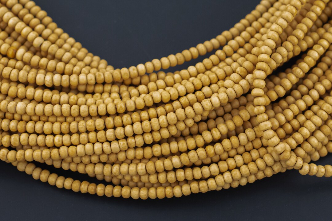 Natural 4mm Wood Round-full Strand 15.5 Inch Strand Gemstone Beads - Etsy