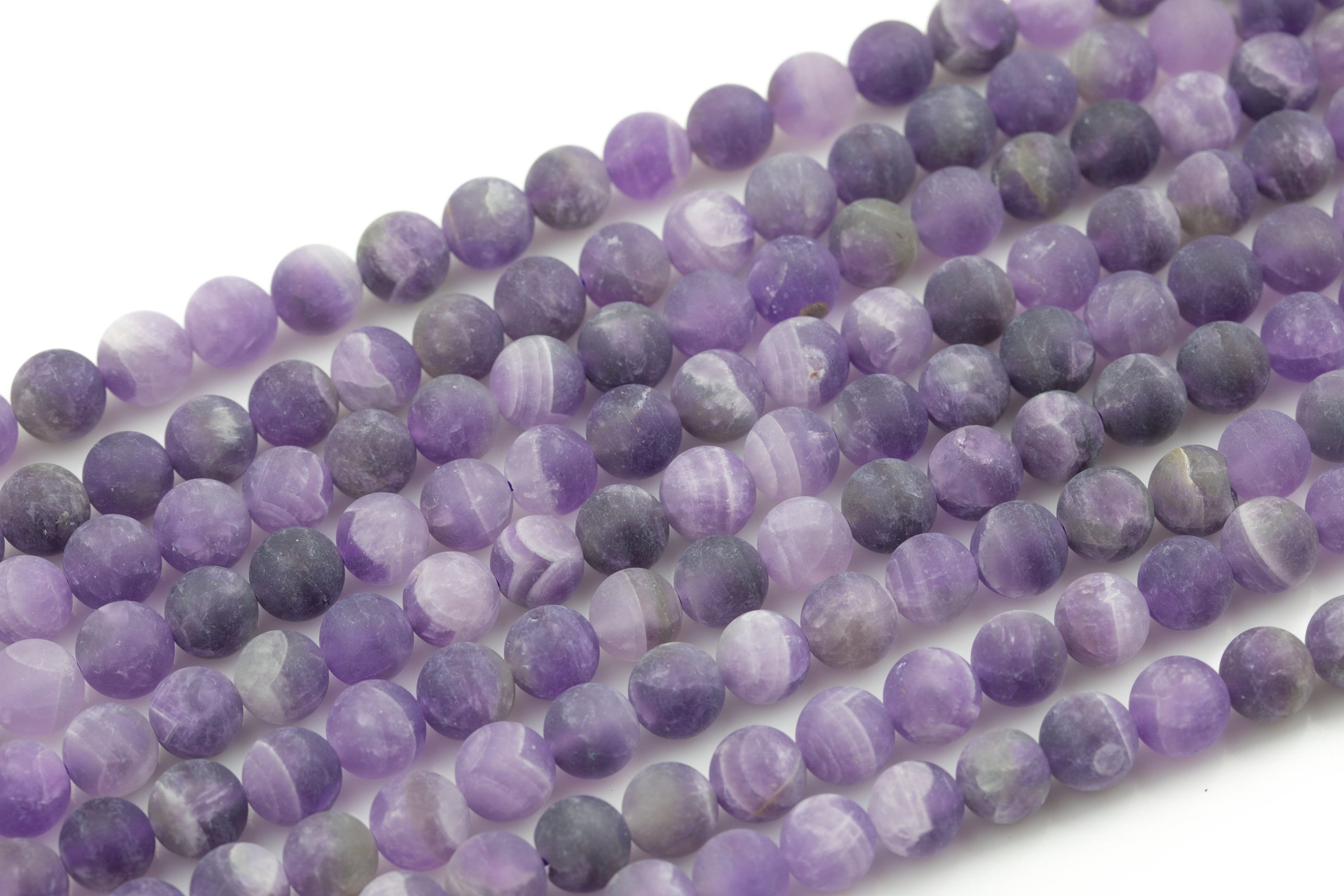 Natural Matte Amethyst Beads Grade AAA Round 4mm 6mm 8mm - Etsy