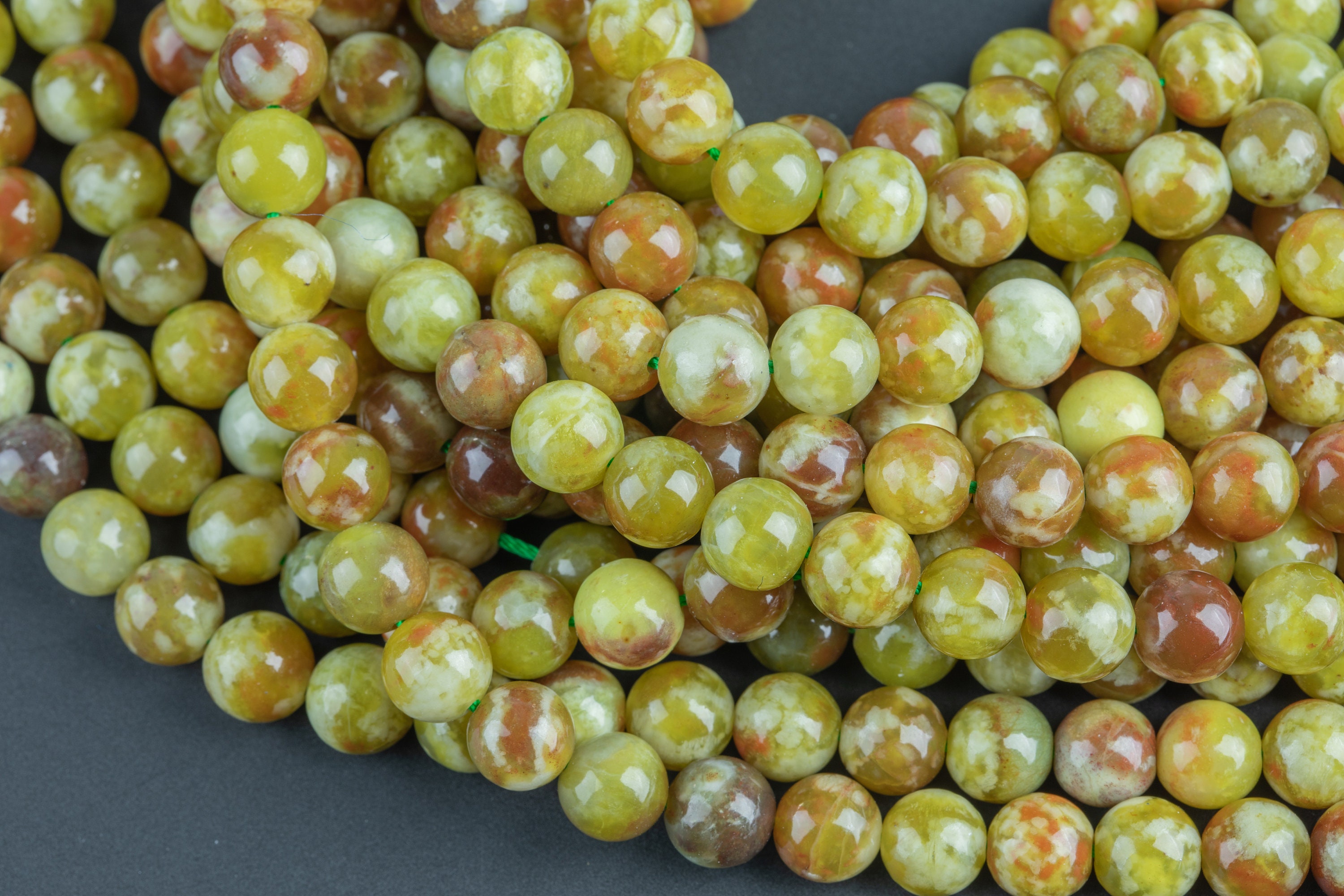 Olive Green Calcite Round Beads 4mm 6mm 8mm 10mm 12mm - Etsy