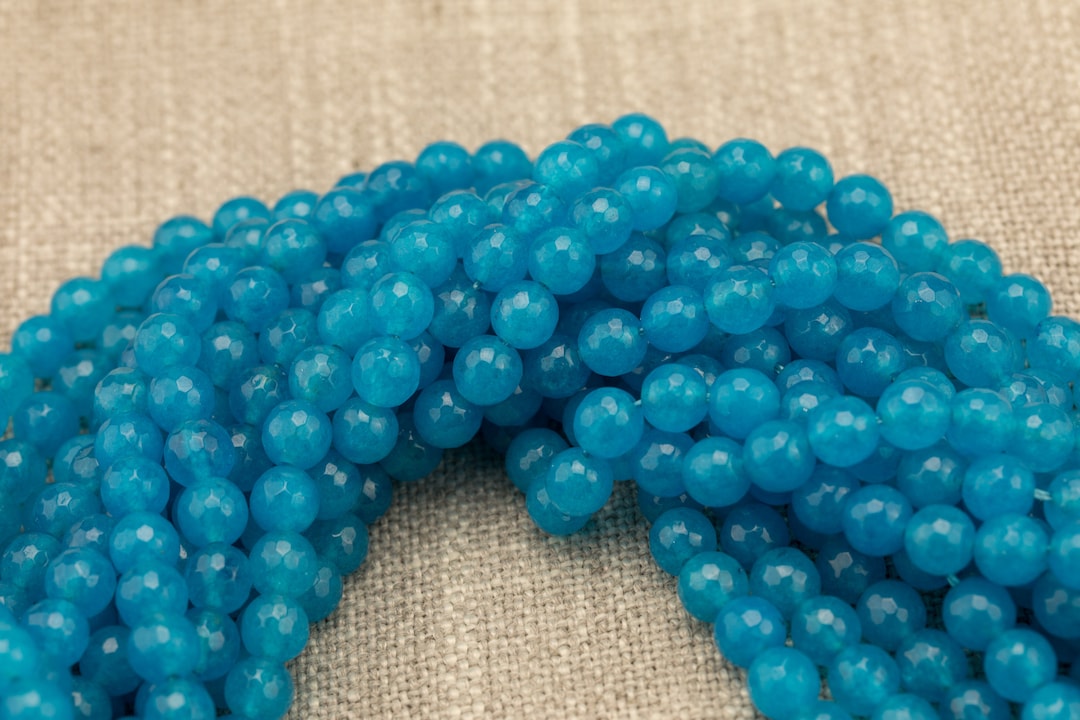 Blue- JADE Faceted Round -full Strand 15.5 Inch Strand, 4mm, 6mm, 8mm ...
