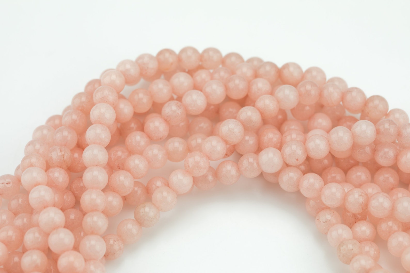 Peach Jade High Quality in Smooth Round 6mm 8mm 10mm 12mm - Etsy