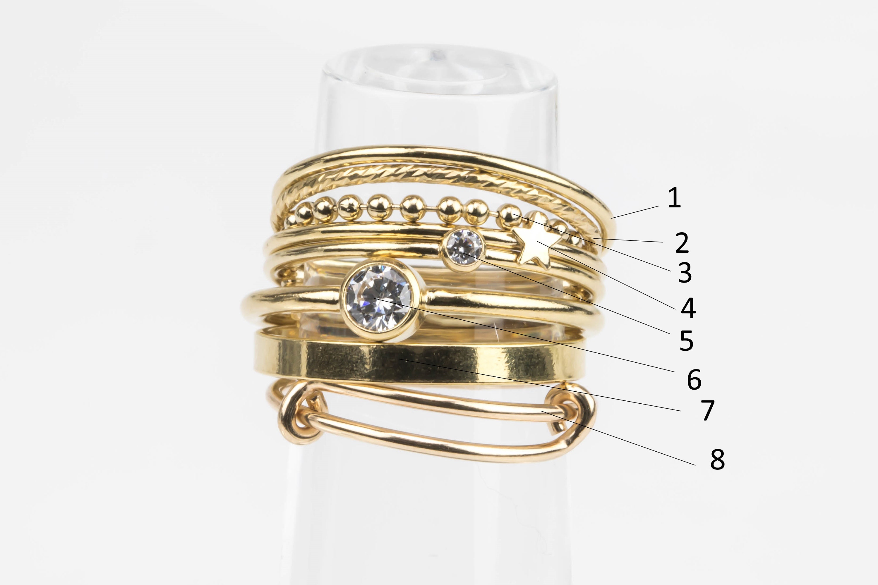 Gold Stack Ring 14k Gold Filled Ring Made in USA Thin Gold - Etsy