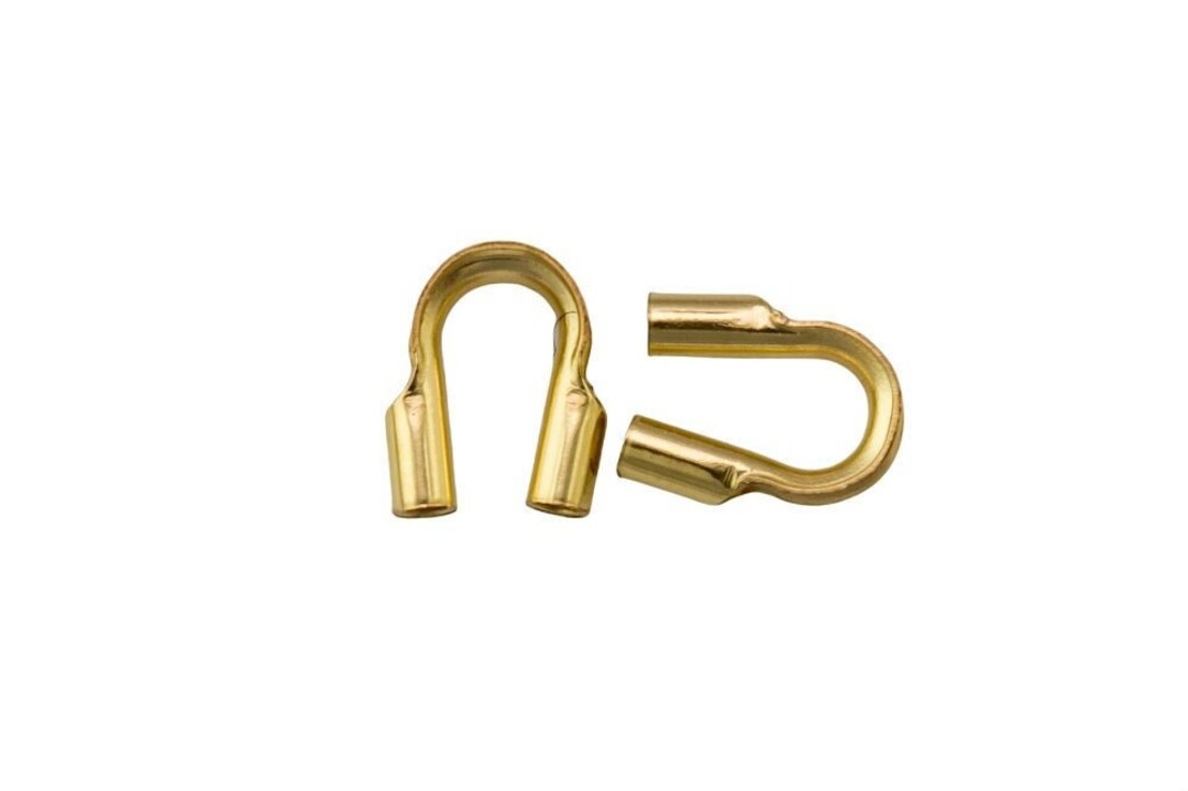 Gold Filled Wireguard Thimble Wire Guard Wire Saver MADE IN USA 10 Pcs ...