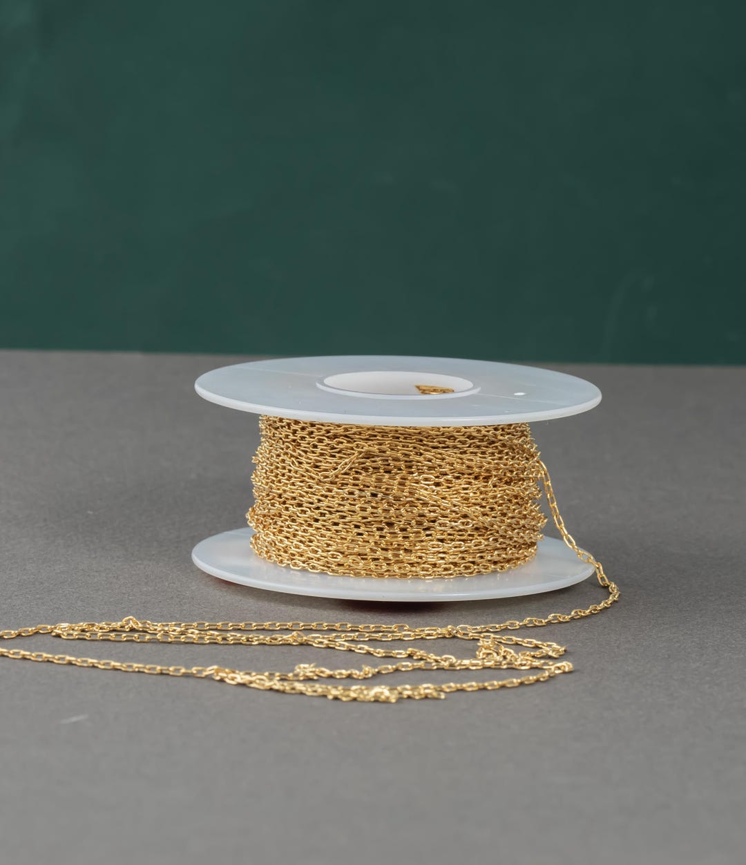 Gold Filled Heavy Rectangular Paper Chain, Gold Filled Paperclip Chain ...