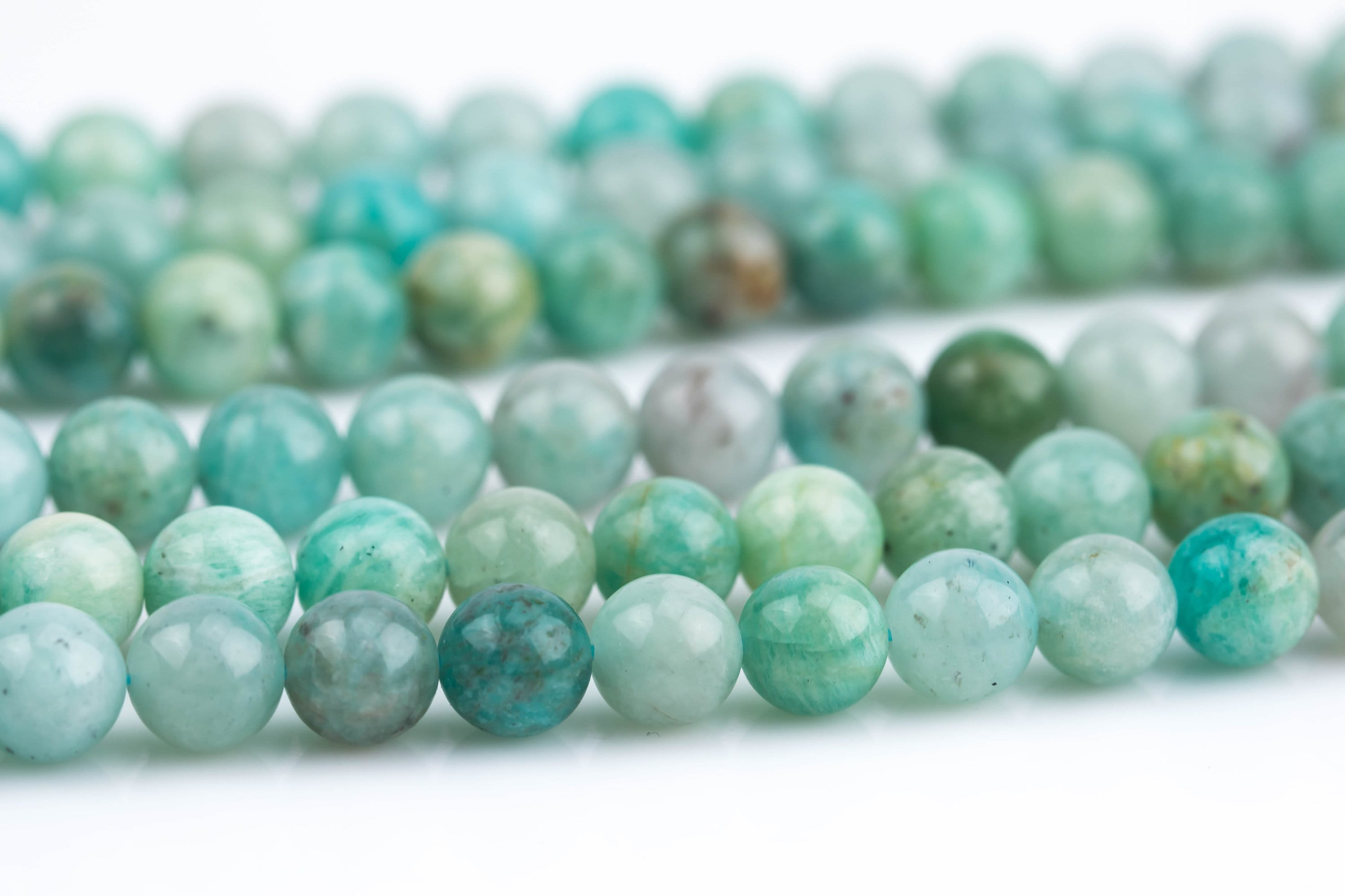 Natural Russian Amazonite Round Sizes 4mm 6mm 8mm 10mm - Etsy
