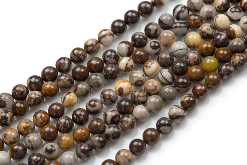 Natural Outback Jasper - Australian Outback Jasper - Round Sizes. 4mm ...