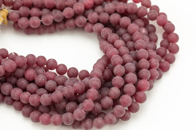 True Maroon Red Jade Matte Round Beads 4mm 6mm 8mm 10mm 12mm - Etsy