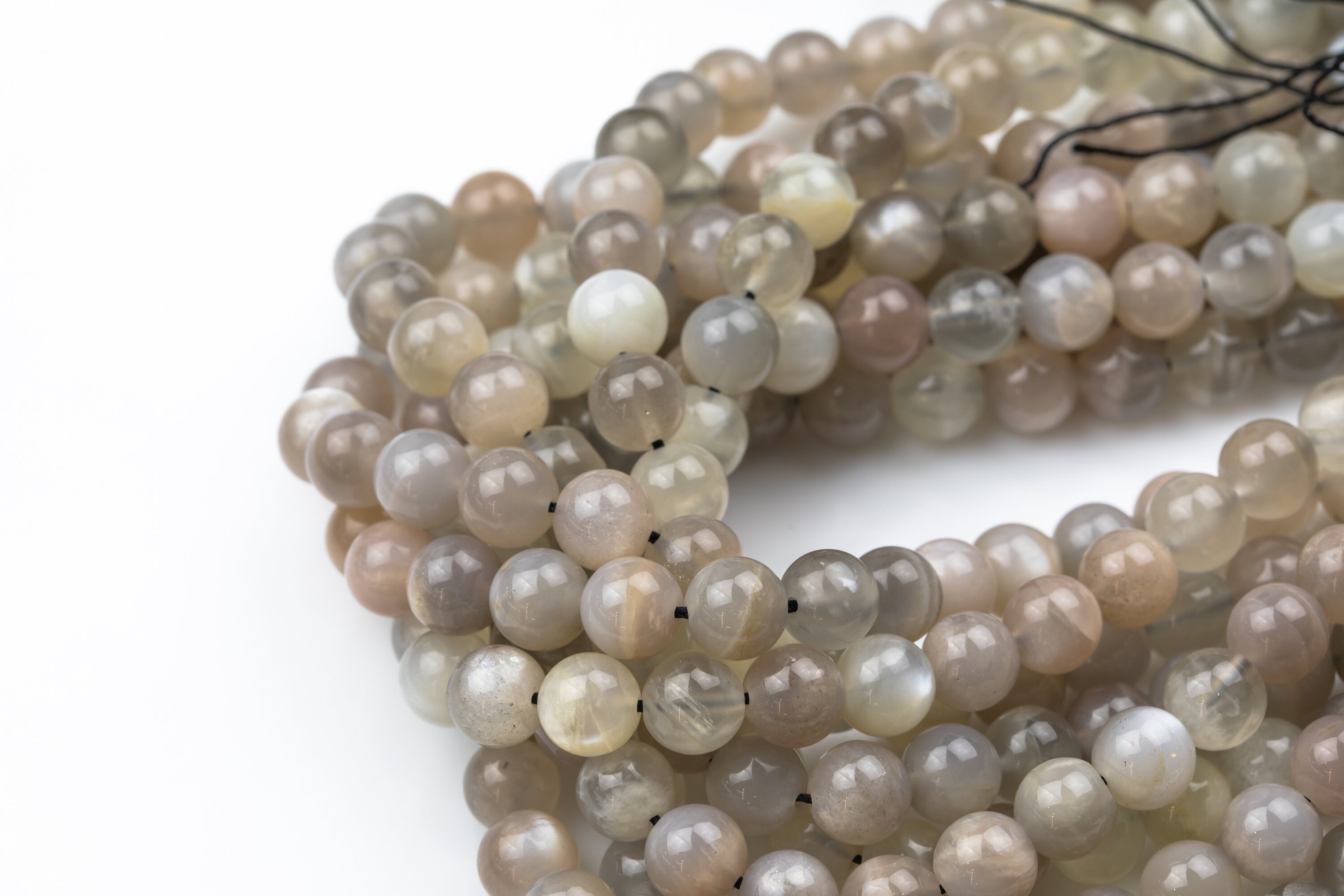 Natural Light Multi Rainbow Moonstone Beads Multicolor Pink - Etsy