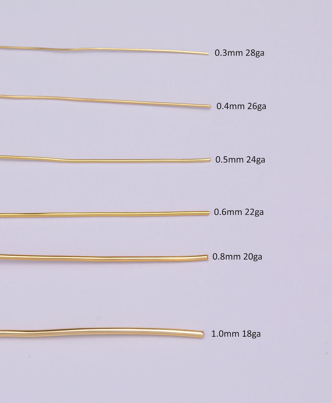 Gold Plated Non Tarnish Beading Wire for Craft Supply Copper Wire ...