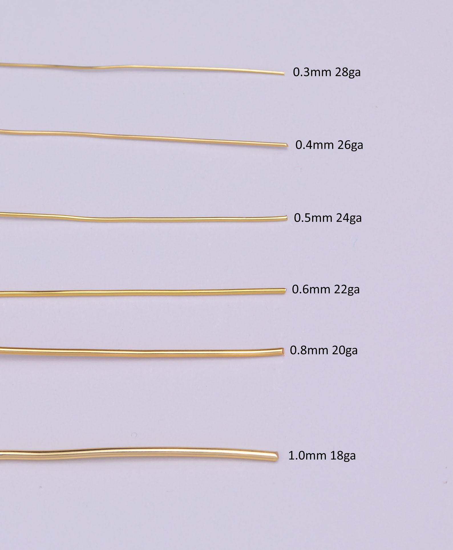 Gold Plated Non Tarnish Beading Wire for Craft Supply Copper Wire ...